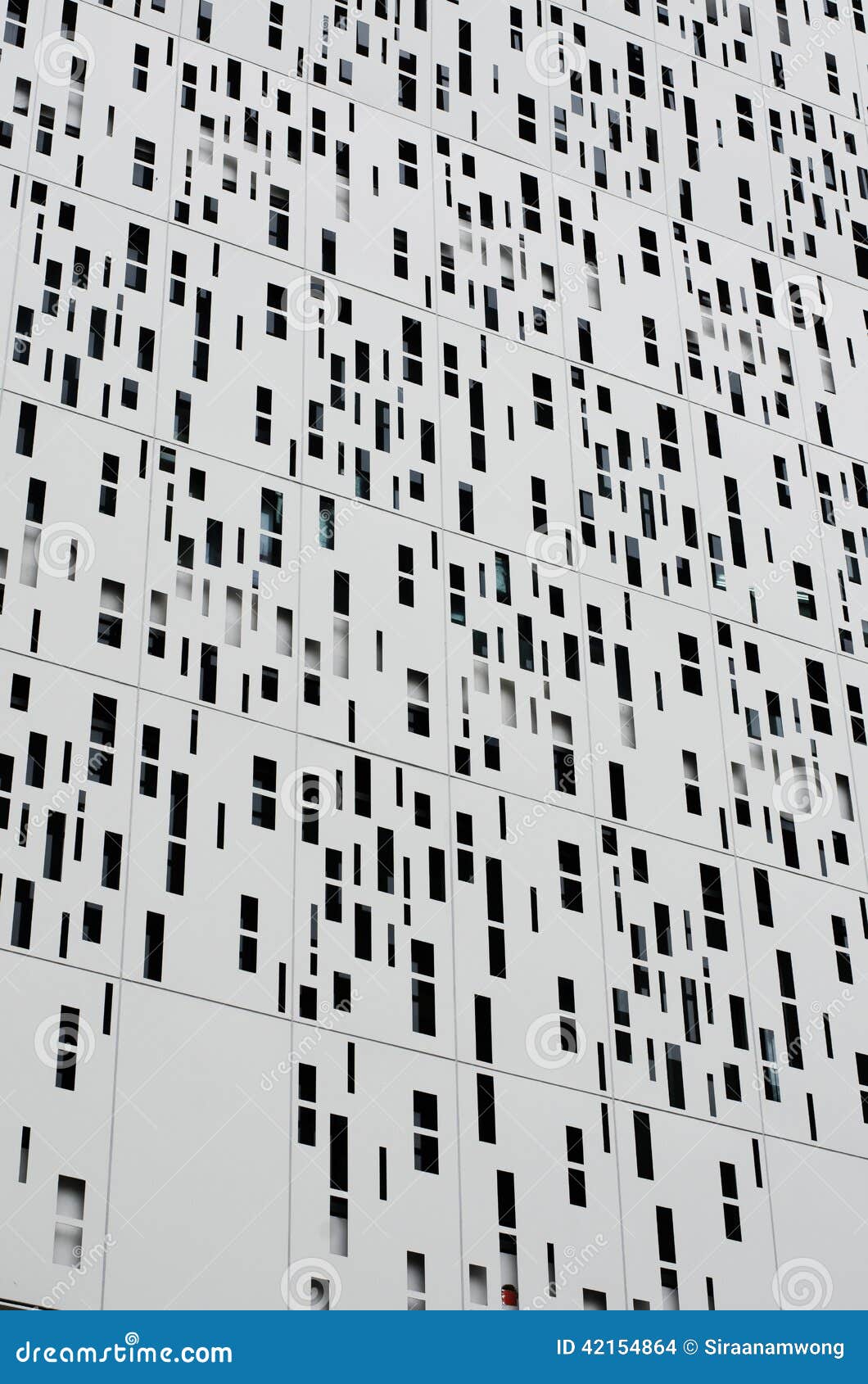 Aluminum Cladding Facade, Glass Curtain Wall, Cables And Trees Royalty ...