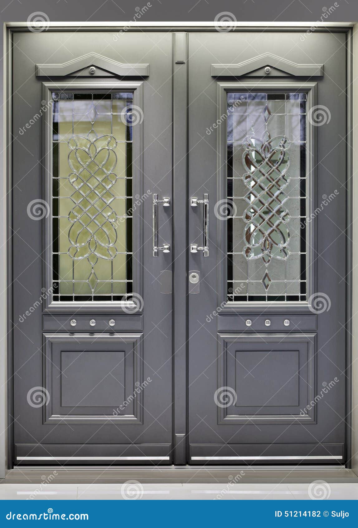 Aluminum Door stock photo. Image of aluminium, door, heavy - 51214182