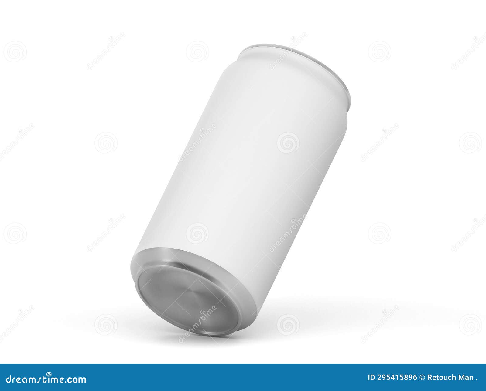 Aluminum Drink Can Template Blank Packaging. Wet Water Or Beer Soda ...