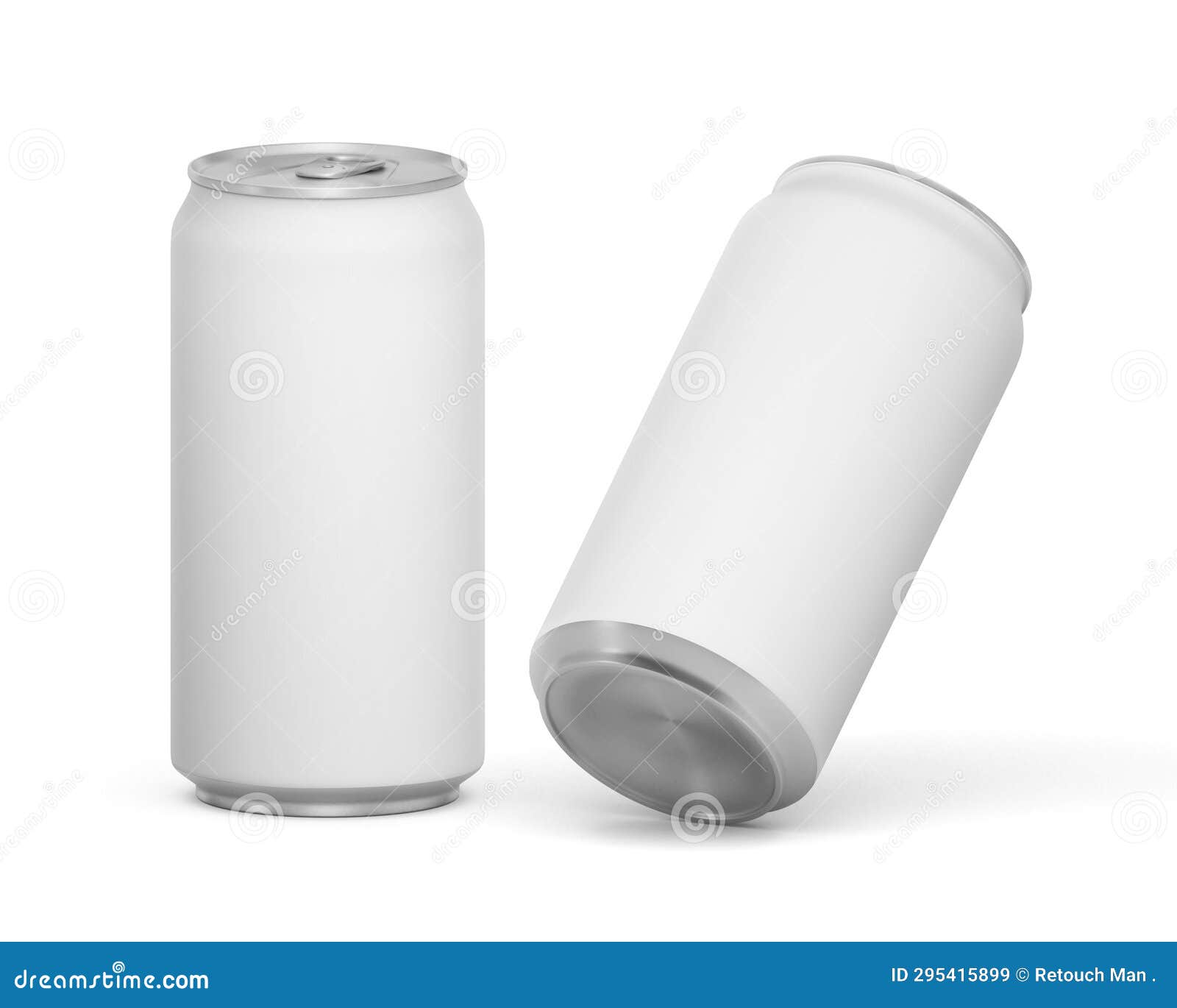Aluminum Drink Can Template Blank Packaging. Wet Water Or Beer Soda ...