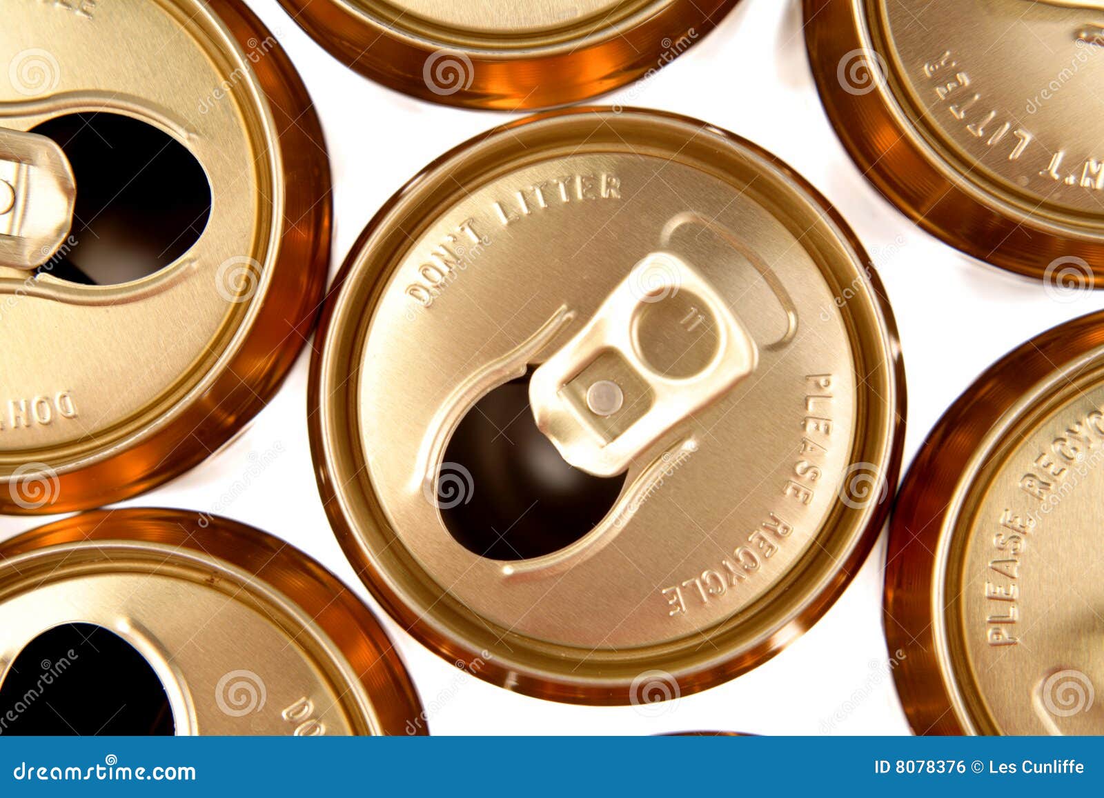 Aluminum drink cans stock photo. Image of closeup, indoors - 8078376