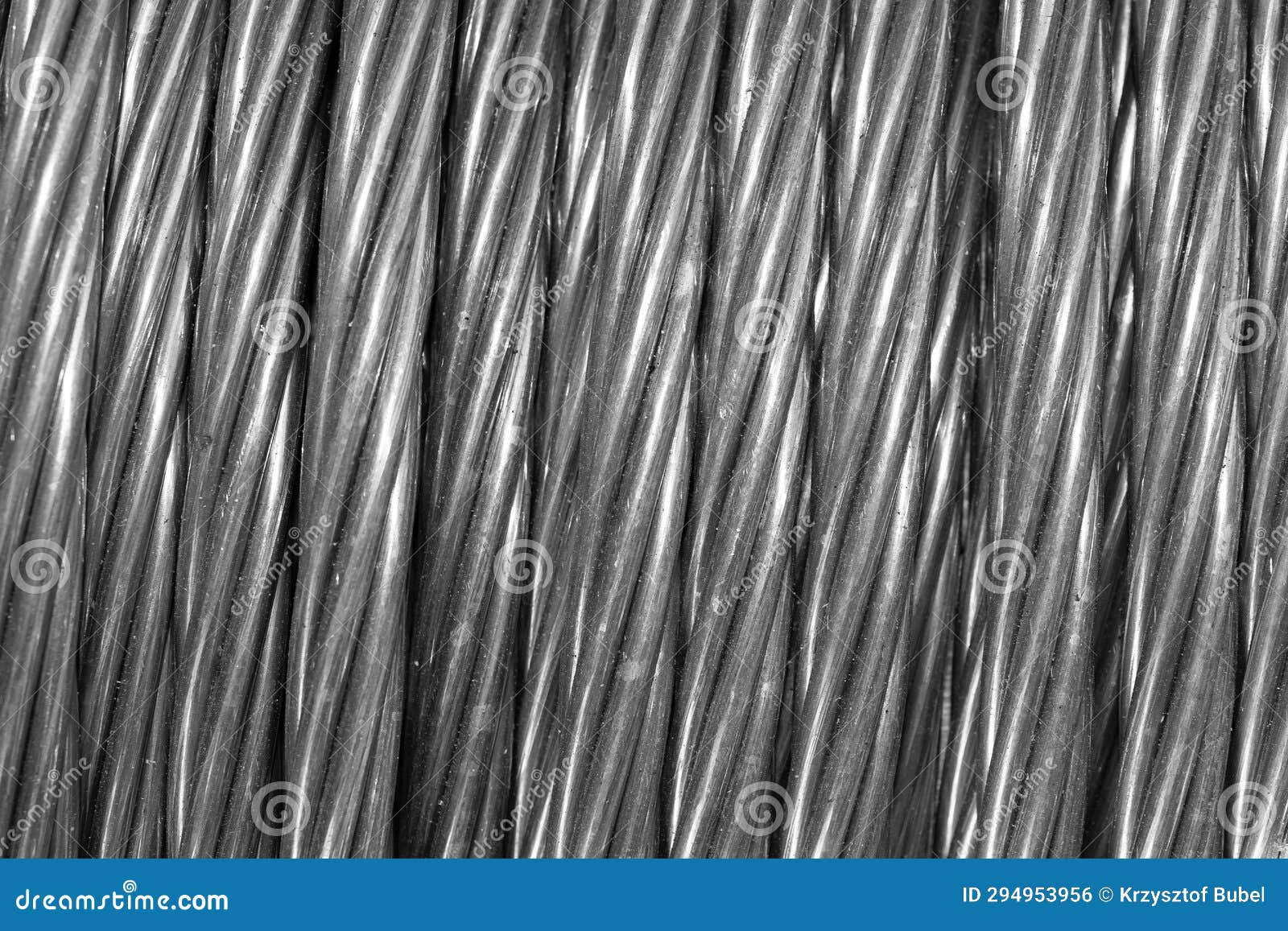 Aluminum Electric Cable.background or Texture Stock Photo - Image of ...