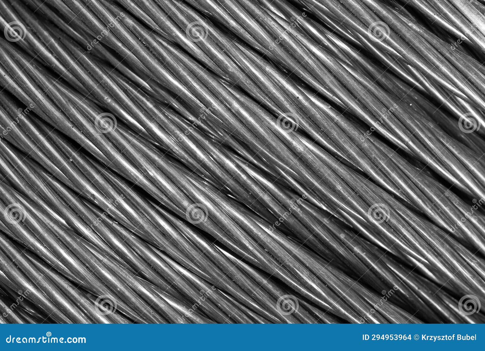 Aluminum Electric Cable.background or Texture Stock Photo - Image of ...