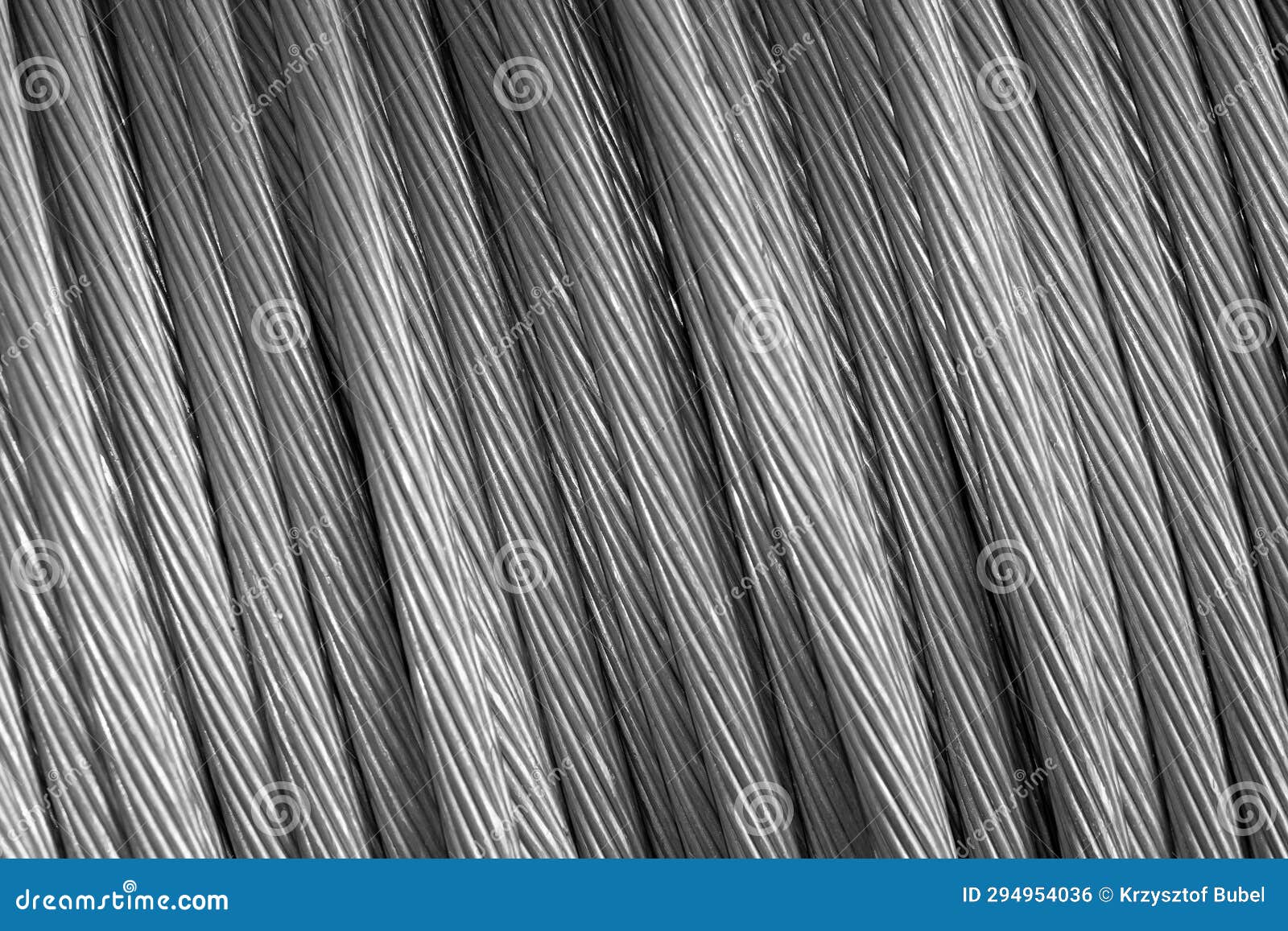 Aluminum Electric Cable.background or Texture Stock Photo - Image of ...