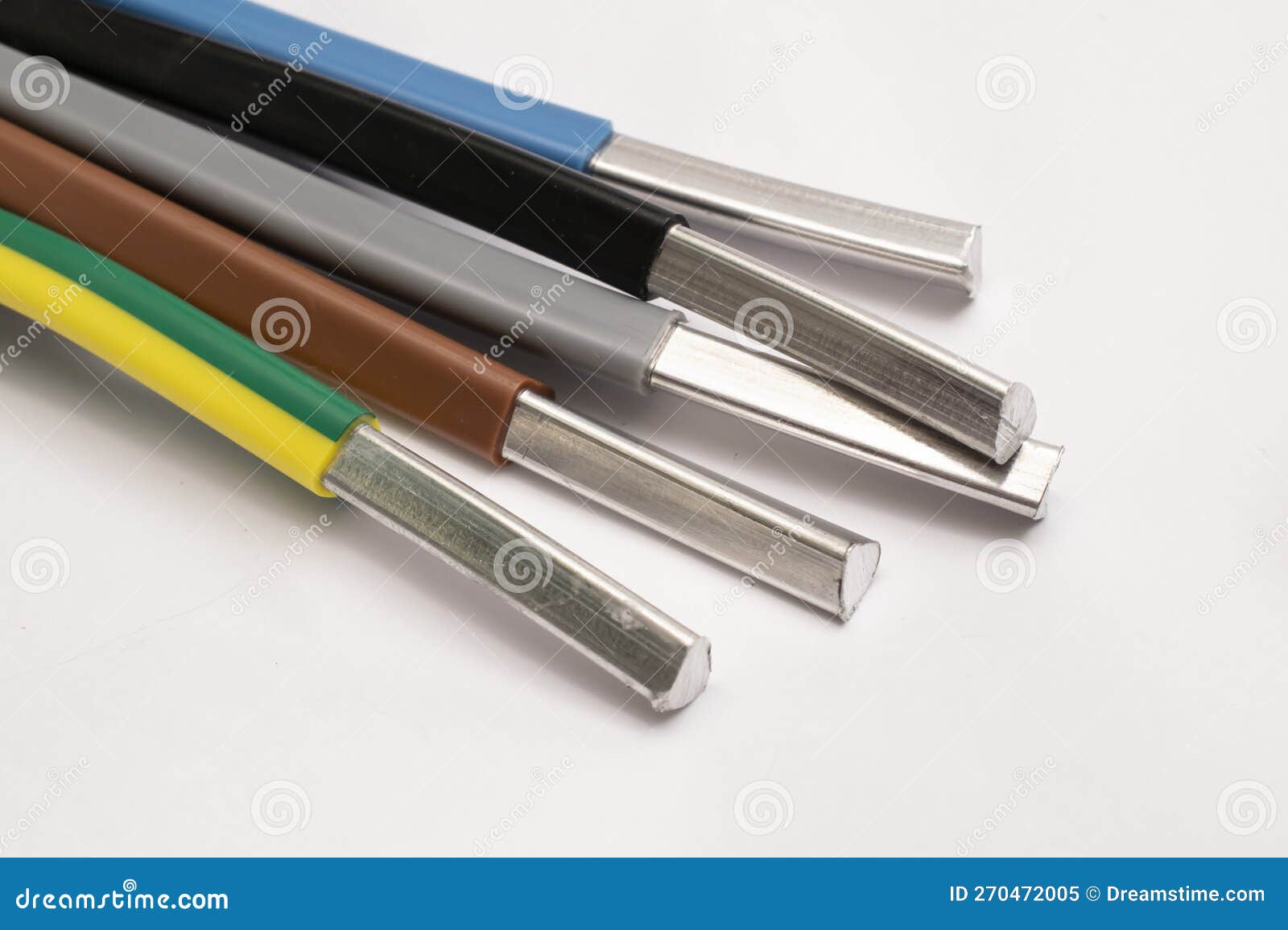 The Ends Of The Electrical Cable In The Trench. Electrical Cable ...