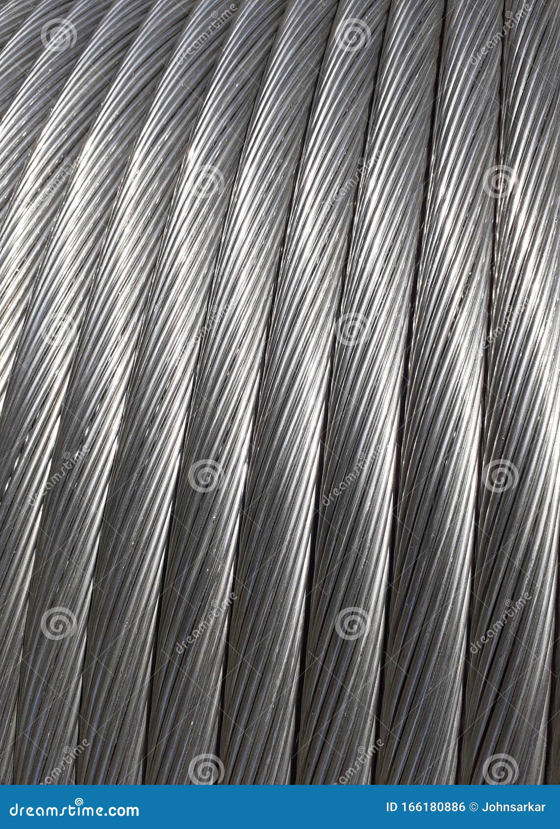 Aluminum Electrical Power Cable Background Stock Photo - Image of ...