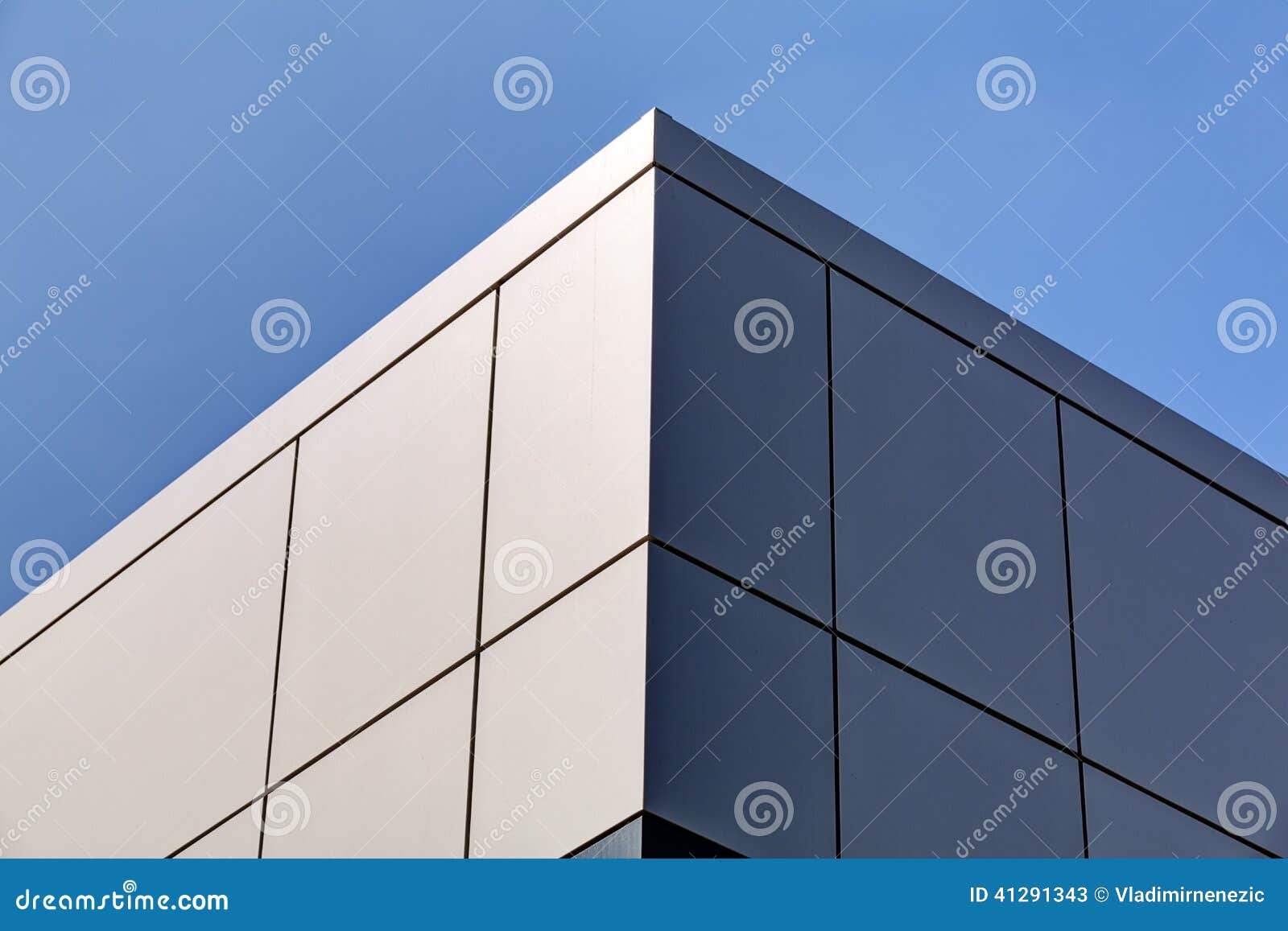 Aluminum Facade and Alubond Panels Stock Image - Image of exterior ...