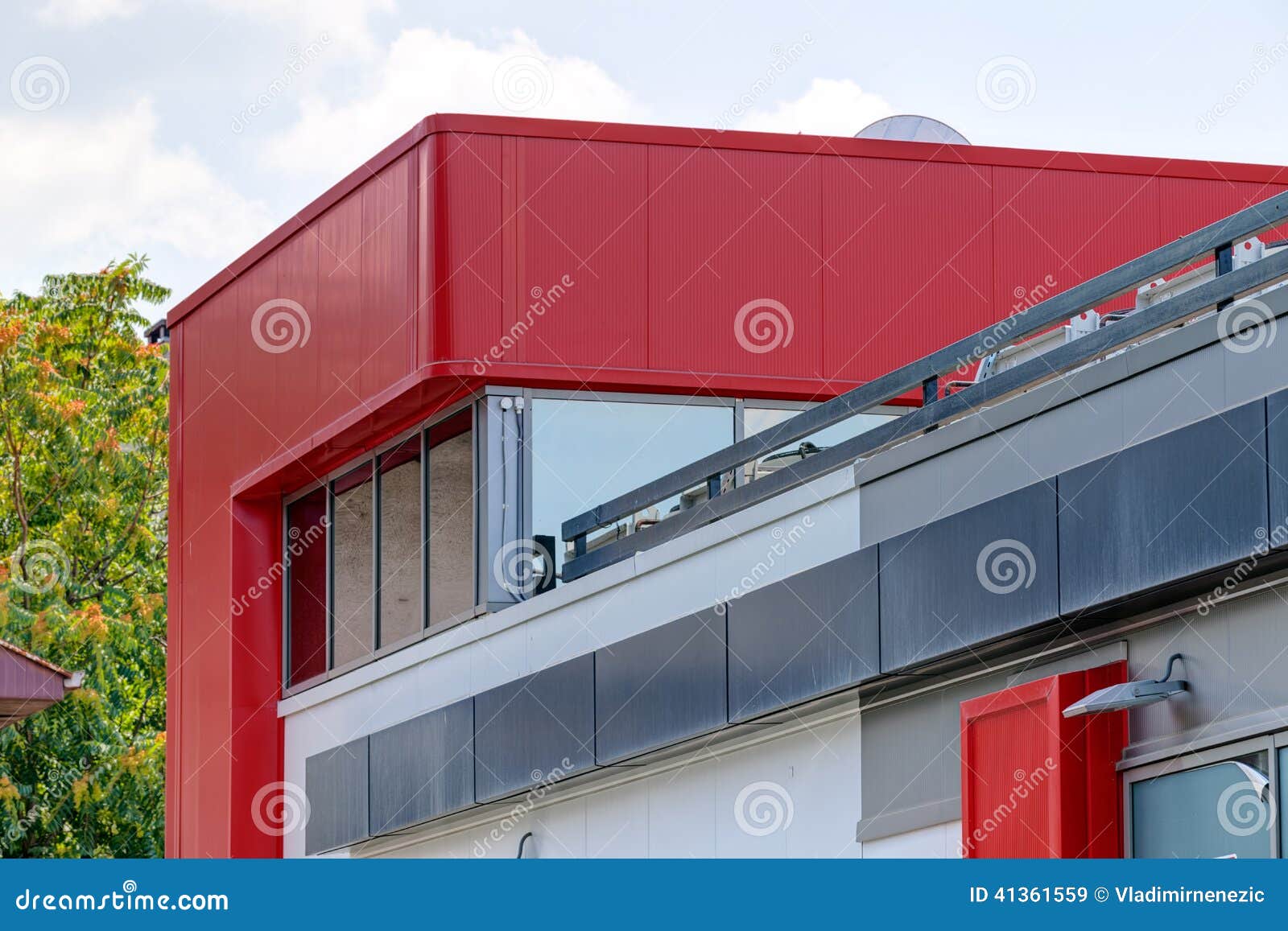 Aluminum Facade and Alubond Panels Stock Image - Image of metal ...