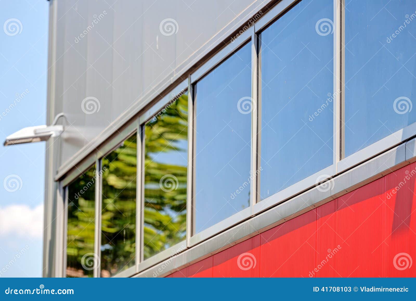 Aluminum Facade and Alubond Panels Stock Image - Image of metallic ...