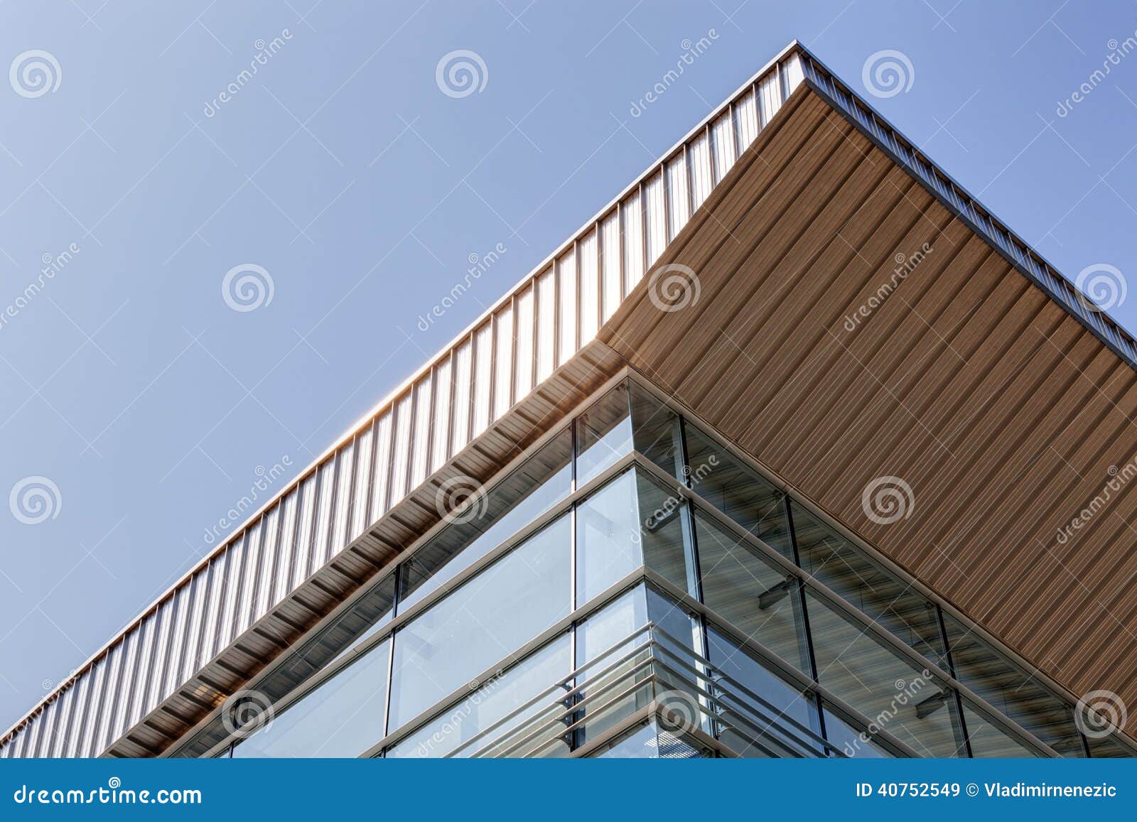 Aluminum facade stock image. Image of building, business - 40752549