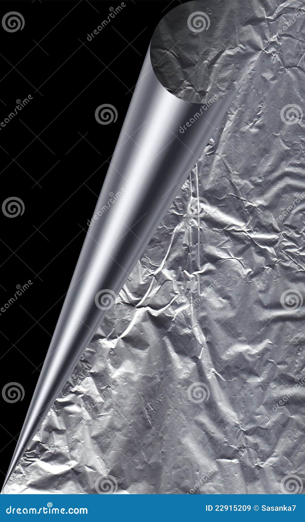 Aluminum foil paper stock image. Image of hands, household - 22915209