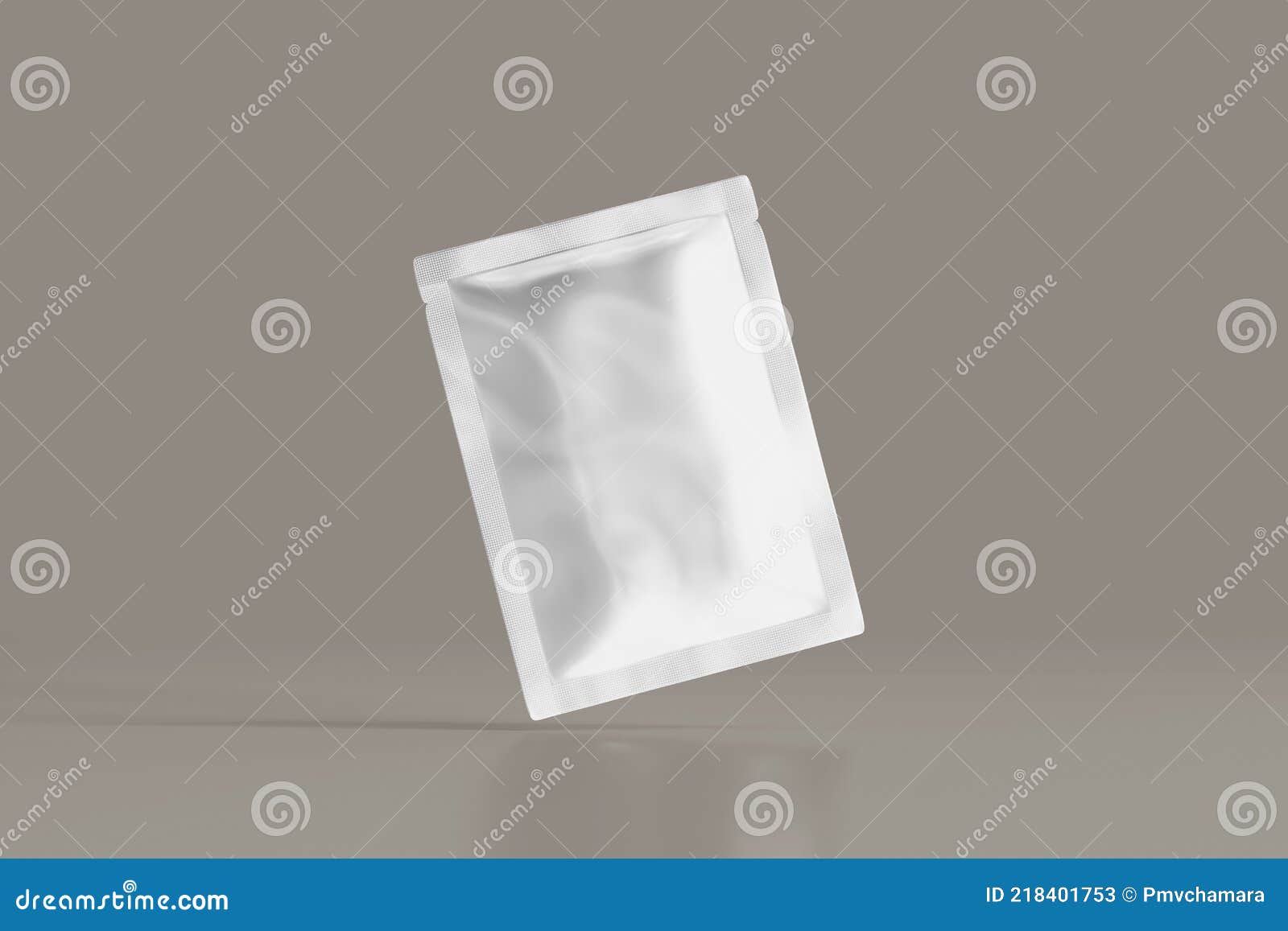 Aluminum Foil Sachet Packet 3D Rendering Stock Image | CartoonDealer ...