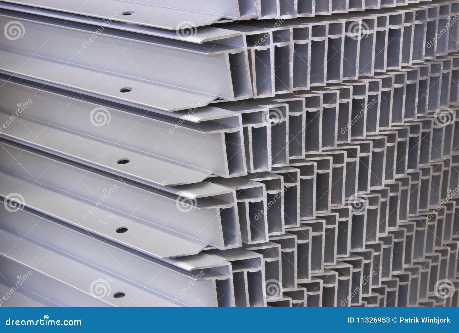 Aluminum frames stock image. Image of light, grey, industrial - 11326953