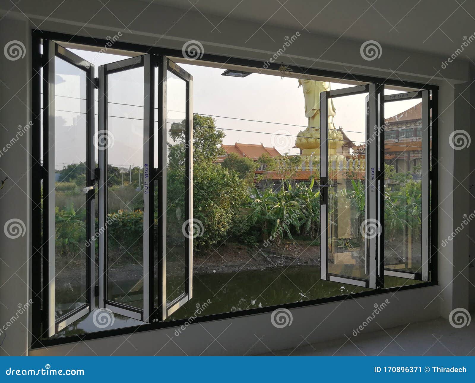 Aluminum glass pattern stock image. Image of window - 170896371