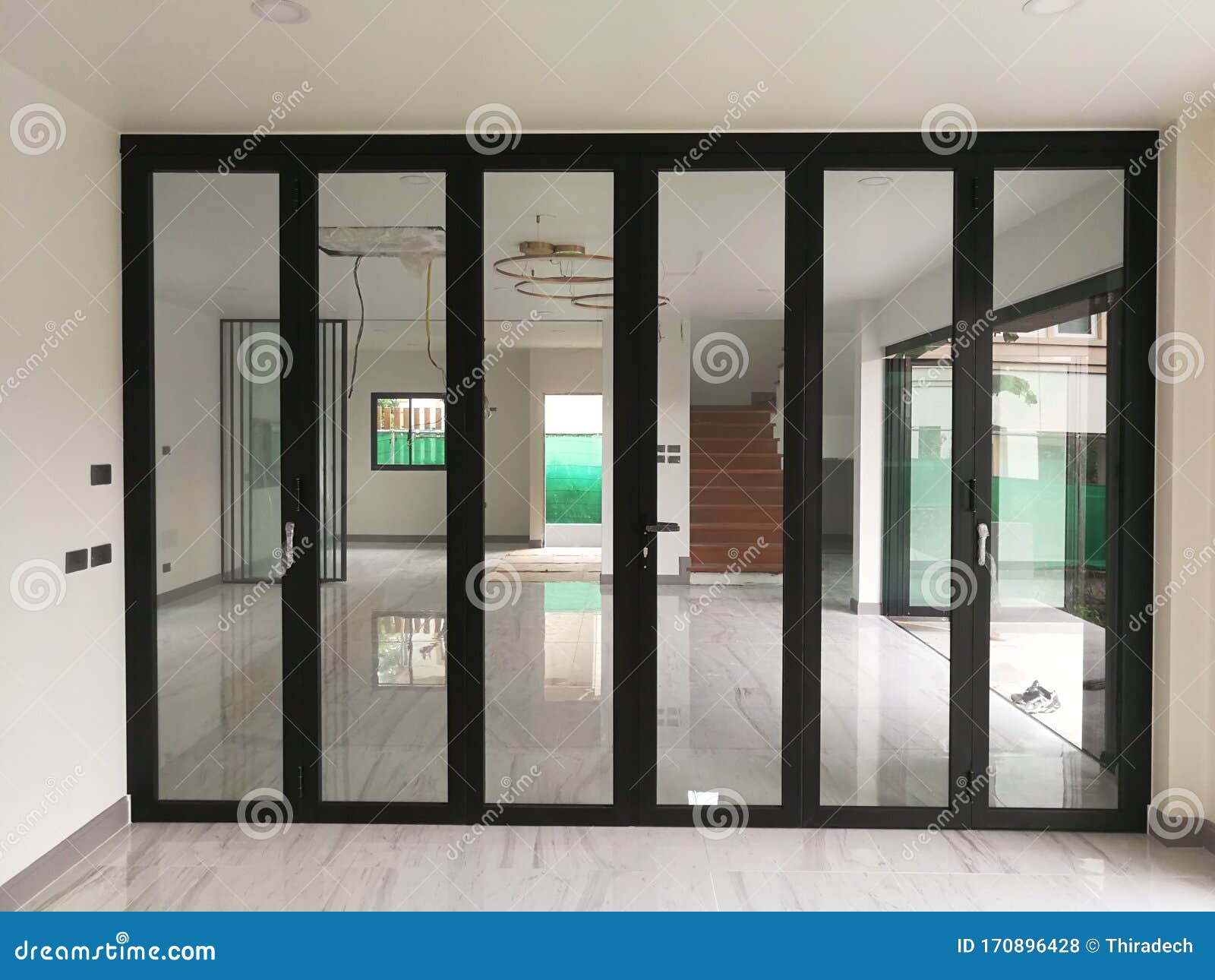 Aluminum glass pattern stock photo. Image of window - 170896428