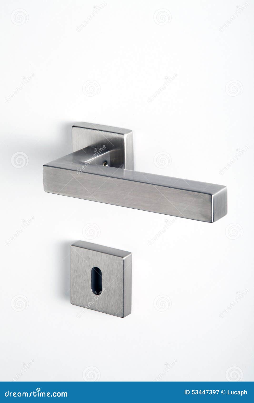 Aluminum handle with lock stock image. Image of interior - 53447397