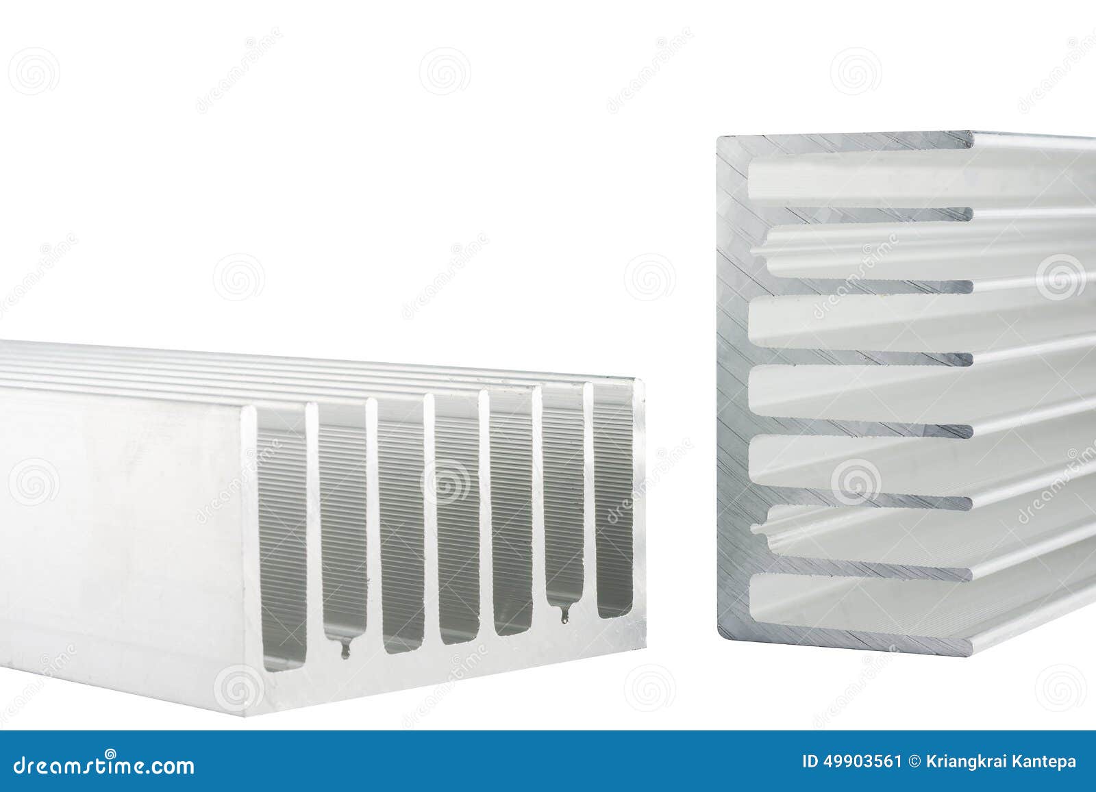 Aluminum heat sink stock image. Image of industrial, aeration - 49903561
