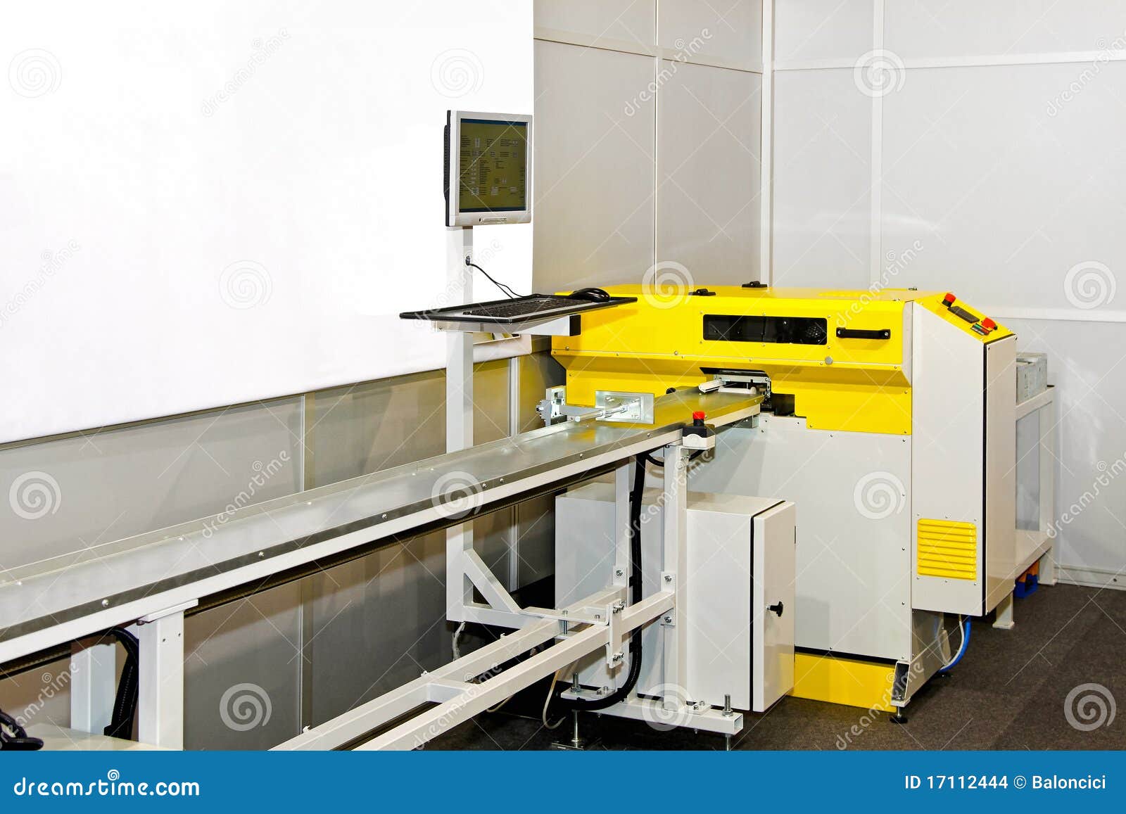 Aluminum machine stock photo. Image of industry, interior - 17112444