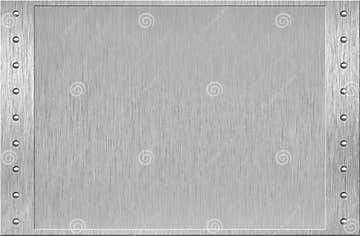 Aluminum or Metal Frame with Rivets Stock Image - Image of silvery ...