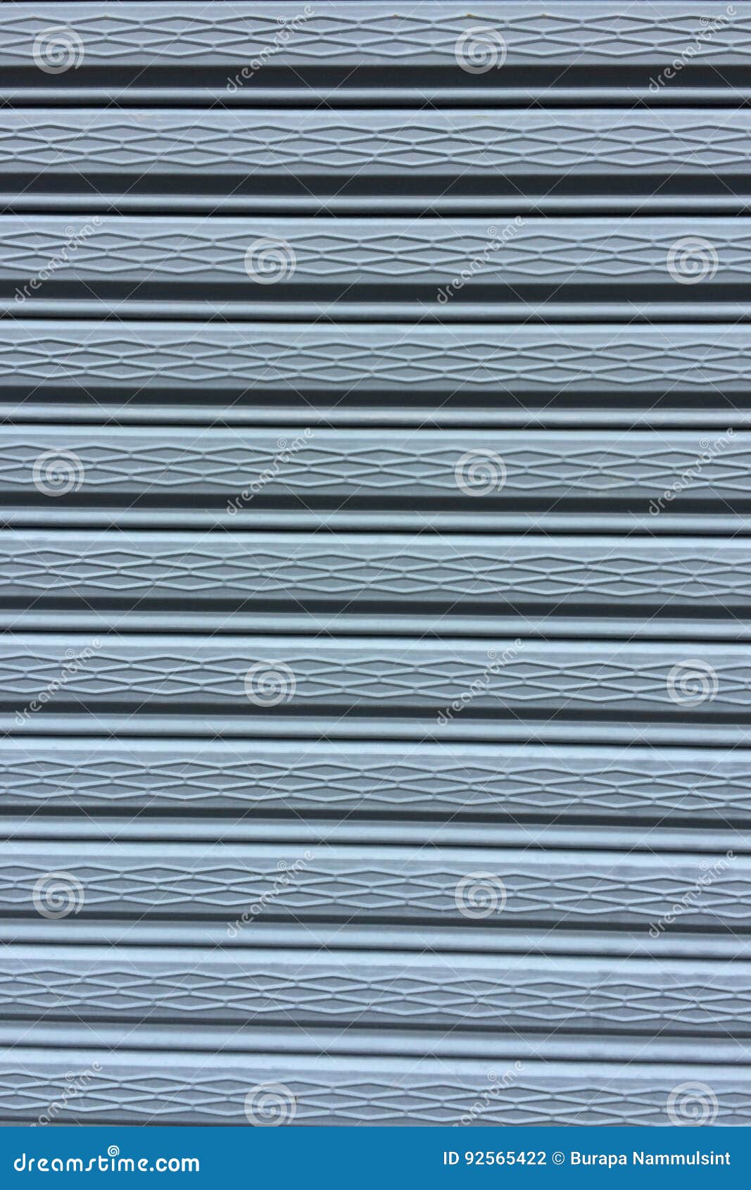 Aluminum metallic fence. stock photo. Image of bars, pattern - 92565422