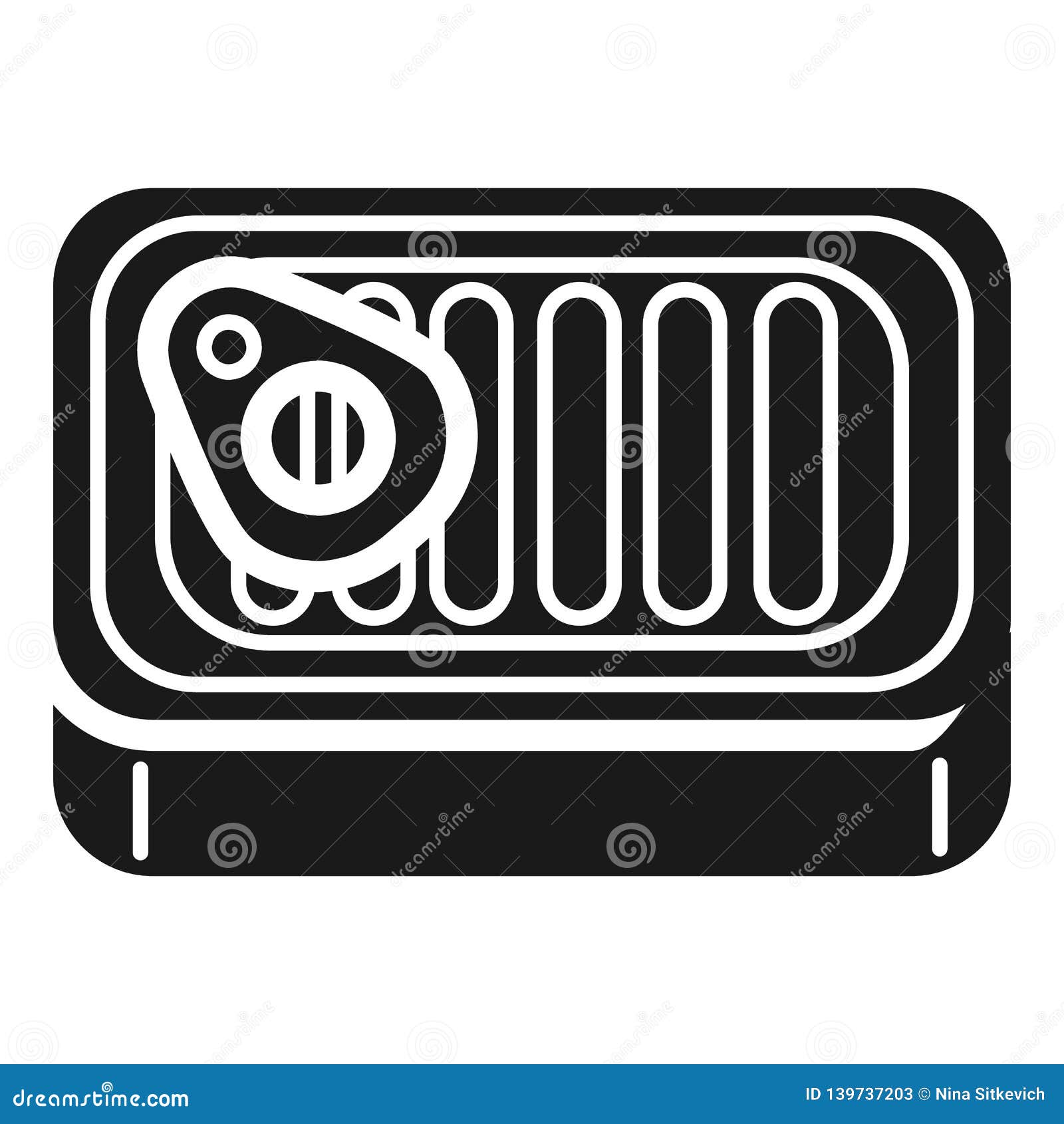 Pate In Aluminum Can With Ring-pull. Branding Sticker With Goose ...