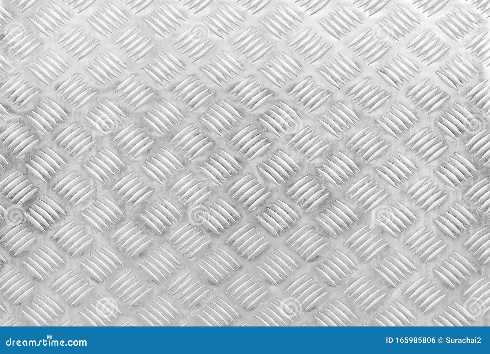 Aluminum Plate Texture with Diamond Pattern Background Stock Photo ...