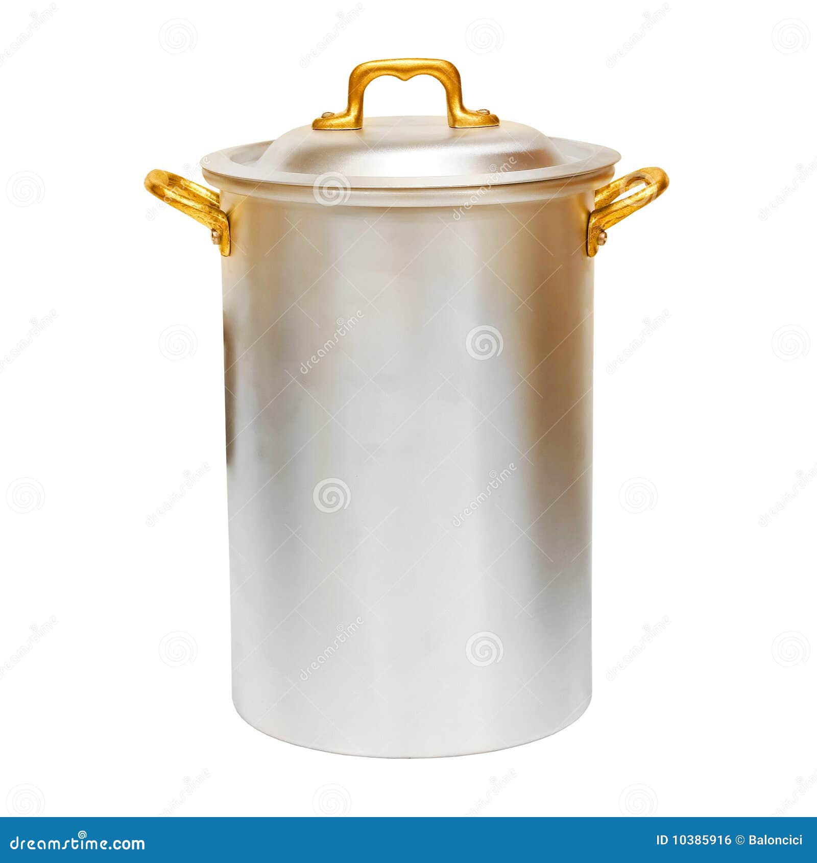 Aluminum pot stock photo. Image of object, metal, kitchenware - 10385916