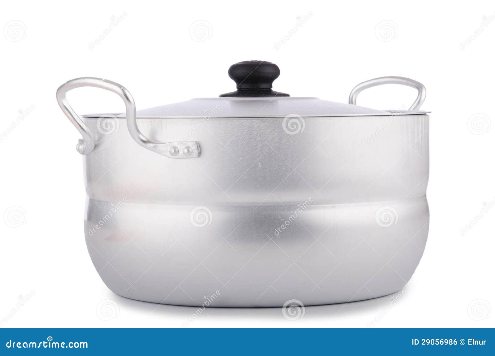 Aluminum pot stock photo. Image of clean, frying, shiny - 29056986