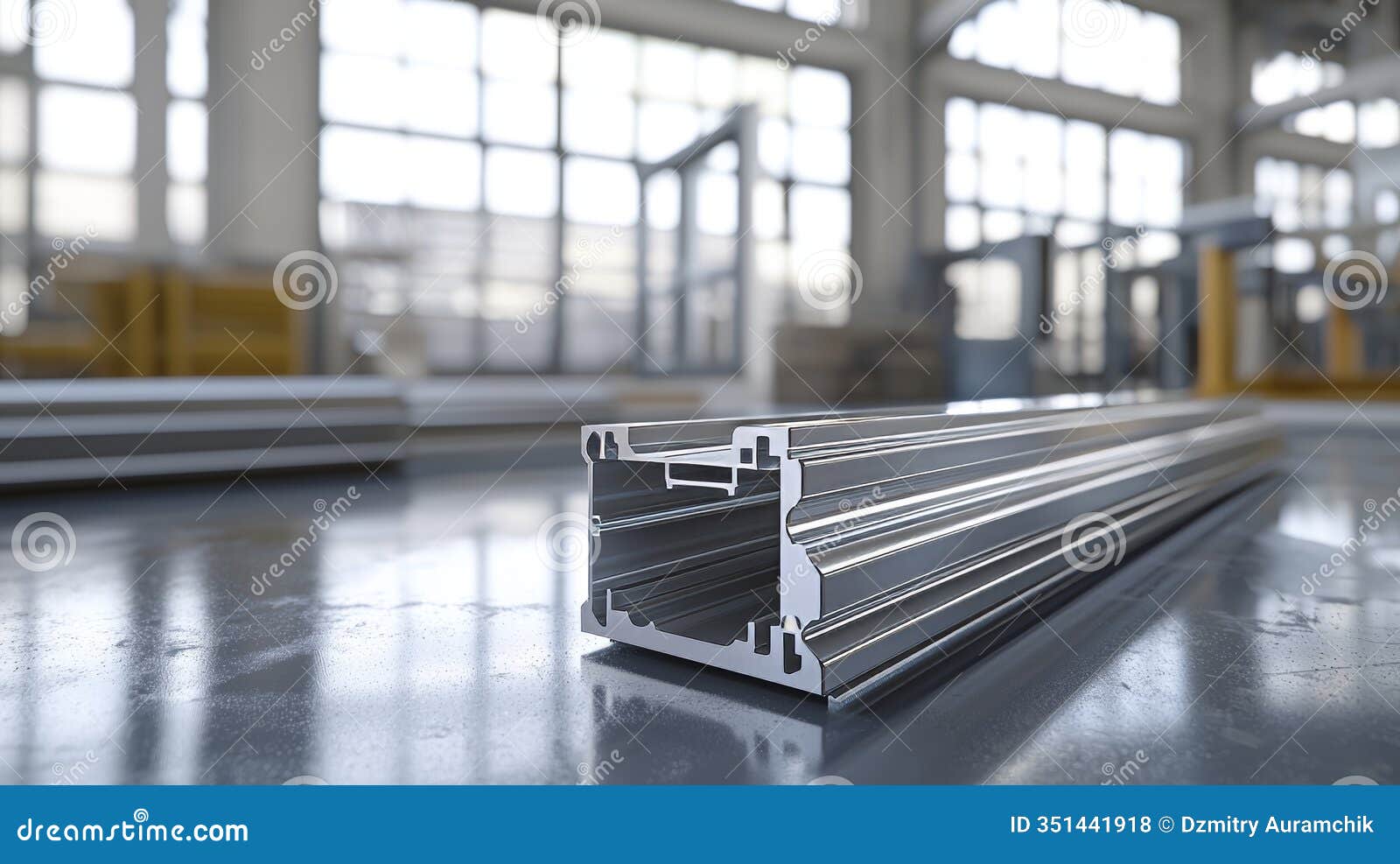 Aluminum Profile System Demonstrating the Setup of a Double-glazed ...