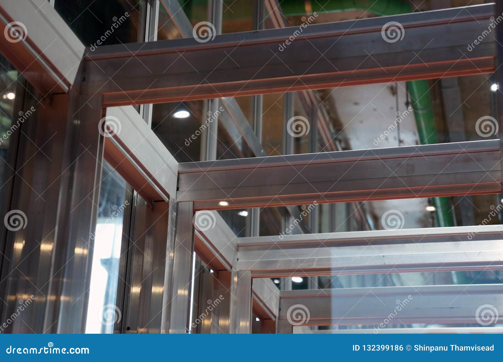Working of Metal Frames Structure before Installing Room Interior ...