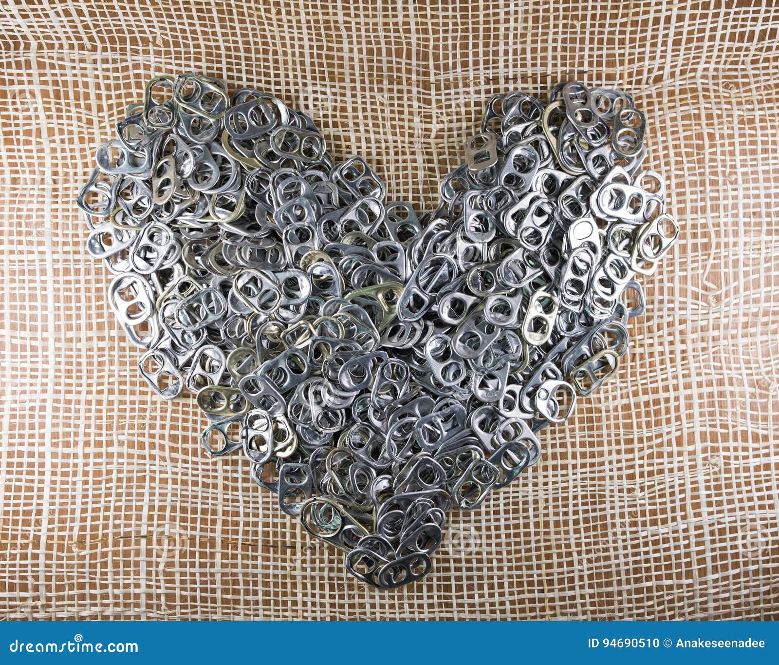 Aluminum pull tabs stock photo. Image of soda, steel - 94690510