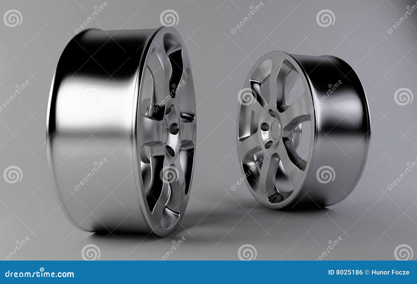Aluminum rims stock illustration. Illustration of round - 8025186