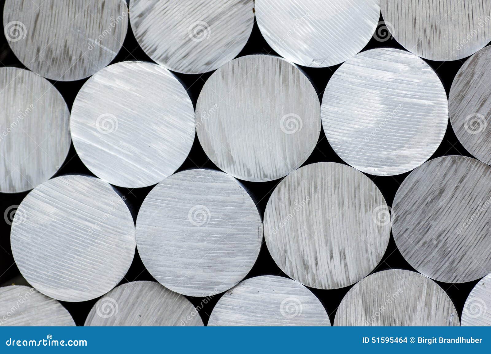 Aluminum round rod stock photo. Image of rounds, background - 51595464