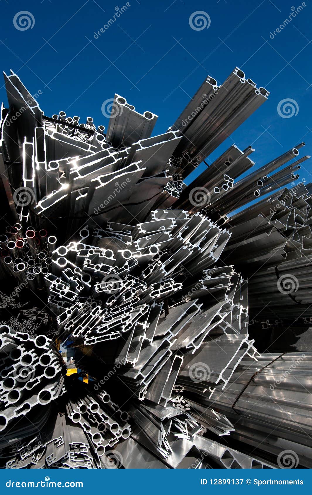 Aluminum Scrap for Recycling Stock Image - Image of industry, texture ...