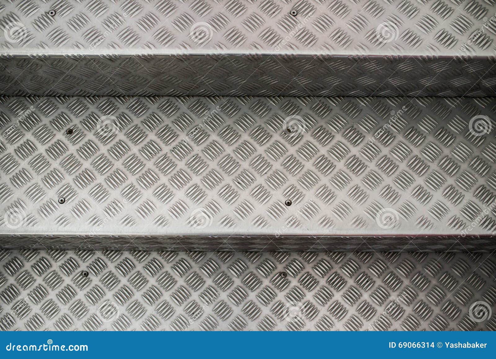Aluminum Steps with Non-slip Pattern. Stock Photo - Image of staircase ...