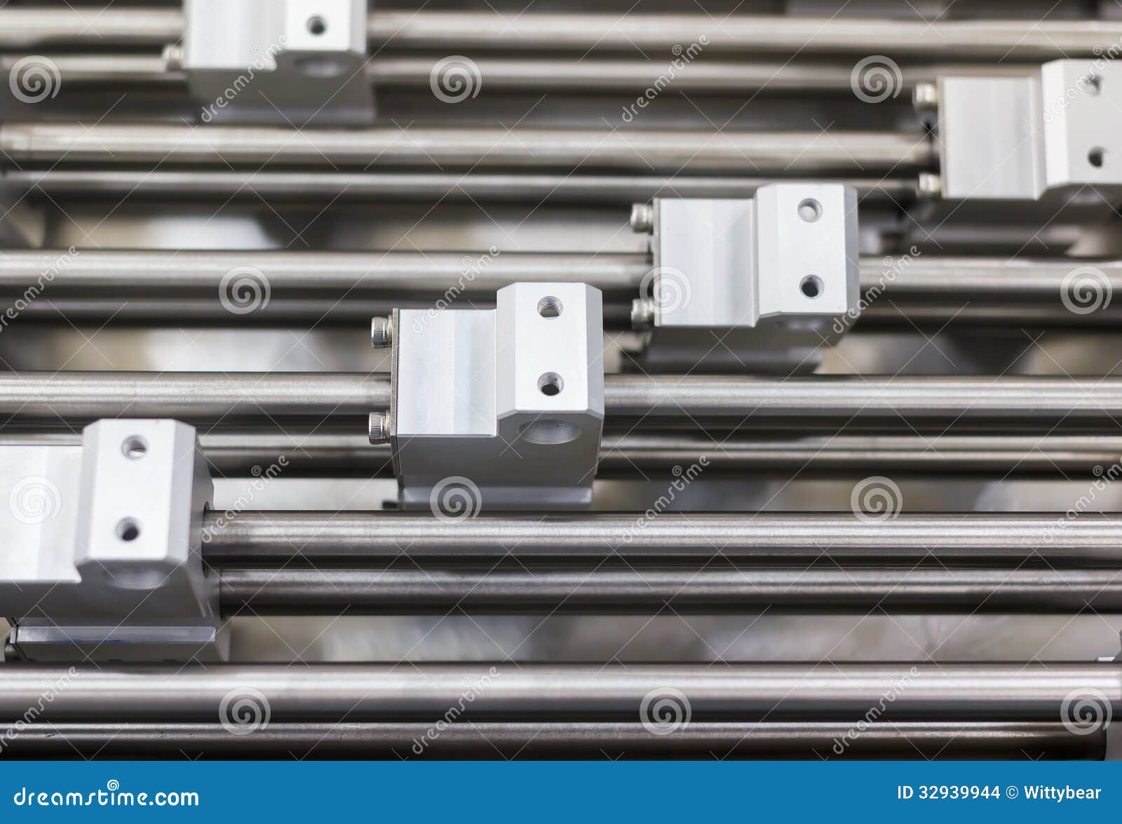 Aluminum Structural Metal Shapes Stock Photo - Image of background ...