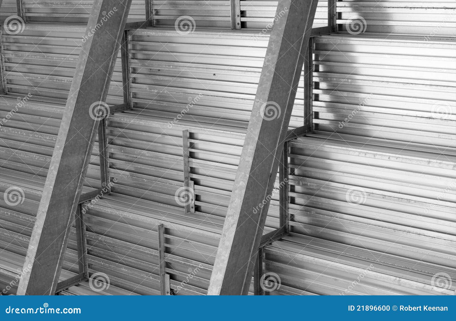 Aluminum Structure stock photo. Image of steps, exterior - 21896600