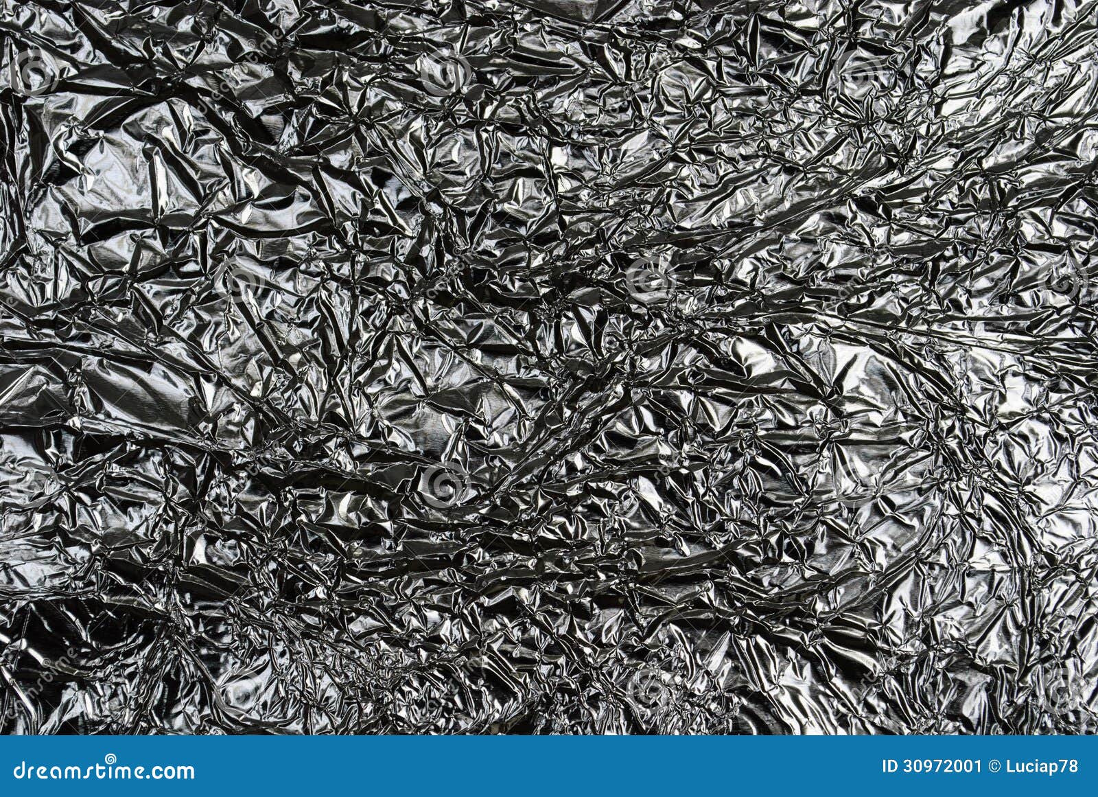 Aluminum. stock image. Image of crumpled, wrinkled, metal - 30972001