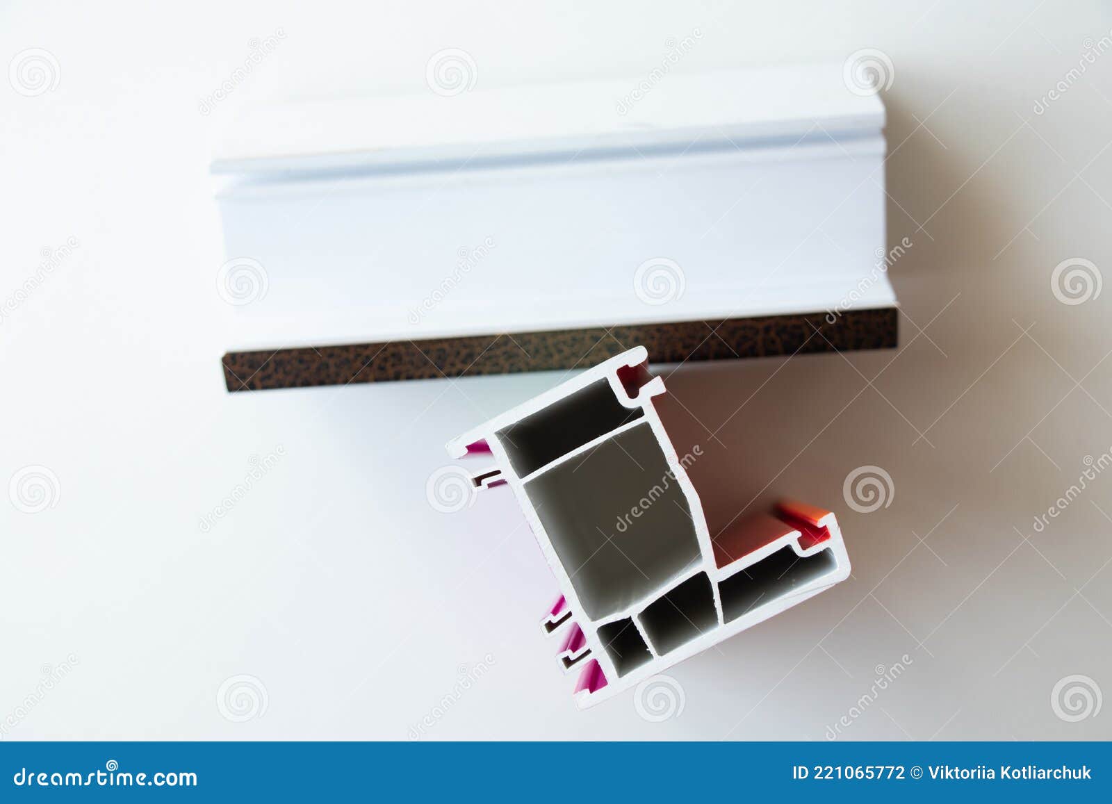 Aluminum Window Frame As a Sample, Sectional Window, Painted Window ...