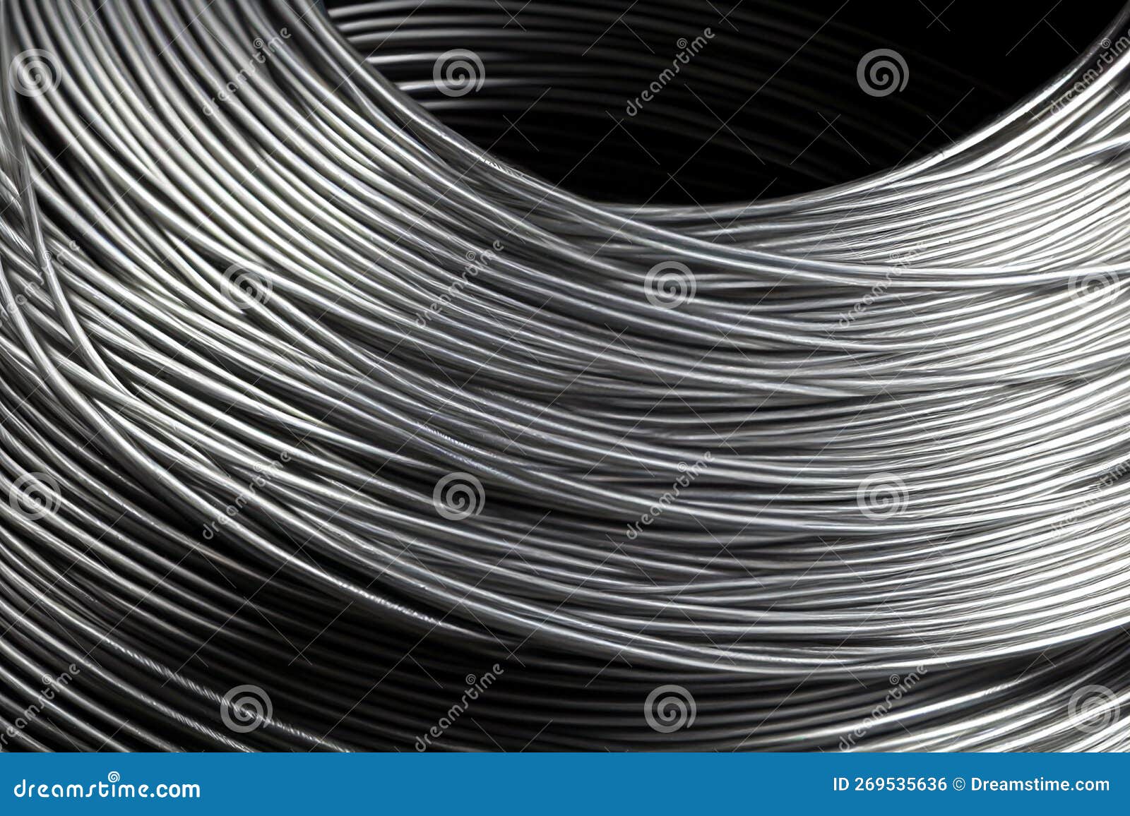 Aluminum Wire Coil Illustration Generative AI Stock Illustration ...