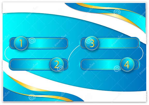 Flow Chart Templates Blue Gradient Background Stock Vector ...