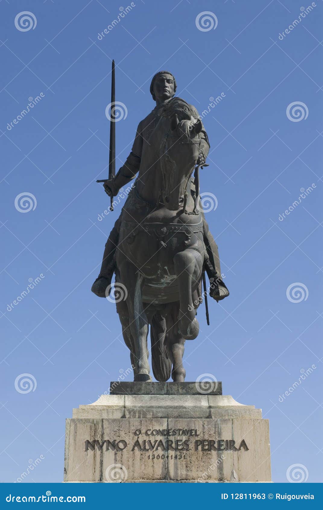 Alvares d nuno pereira 库存图片. 图片 包括有 通用, 战场, 白天, 外部, 世纪 - 12811963