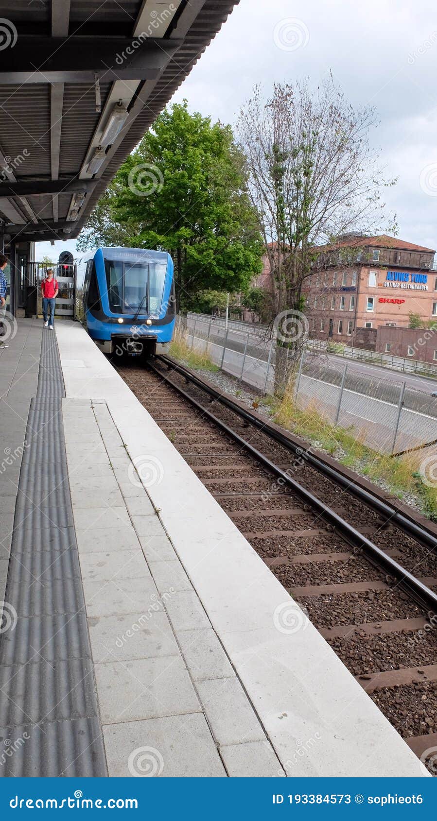 Alvik Metro Station in Stockholm. Editorial Stock Photo - Image of ...
