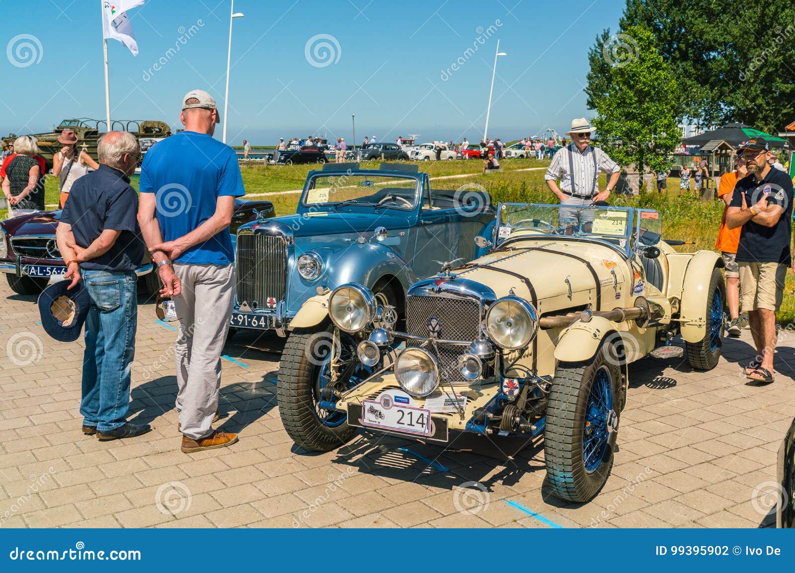 Alvis Speed 20 Oldtimer at the Annual National Oldtimer Day in Lelystad ...