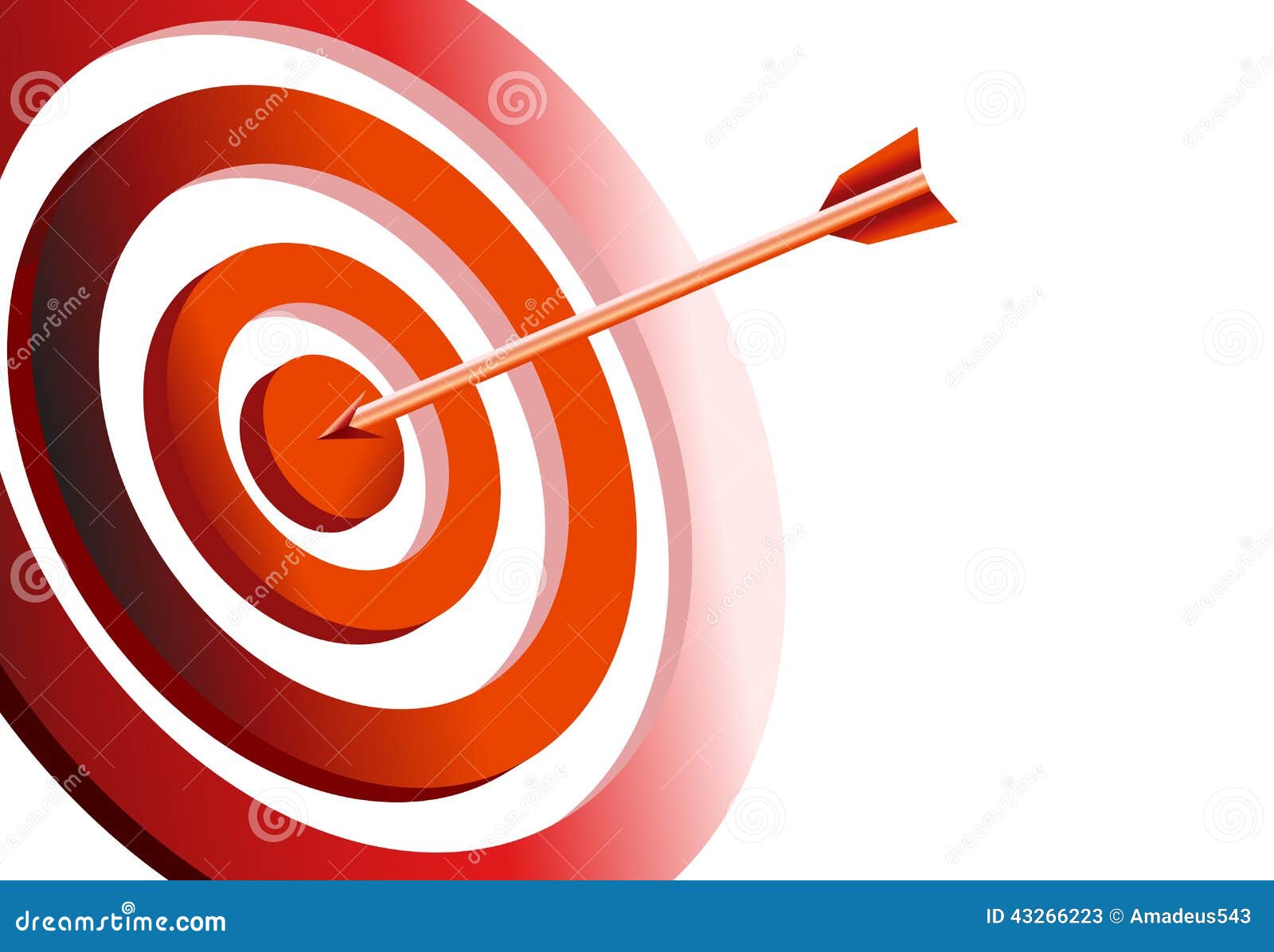 Alvo ilustração do vetor. Ilustração de alvo, fundo, forma - 43266223