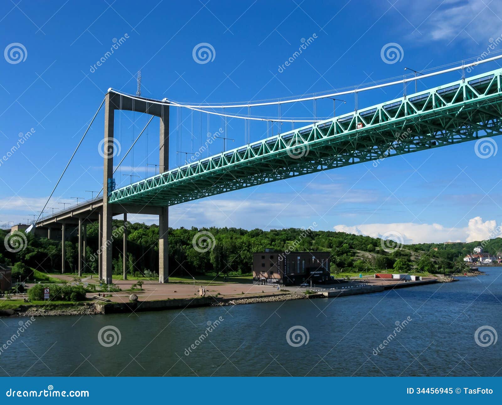 Alvsborg-Brücke in Goteborg Stockbild - Bild von küsten, kanal: 34456945