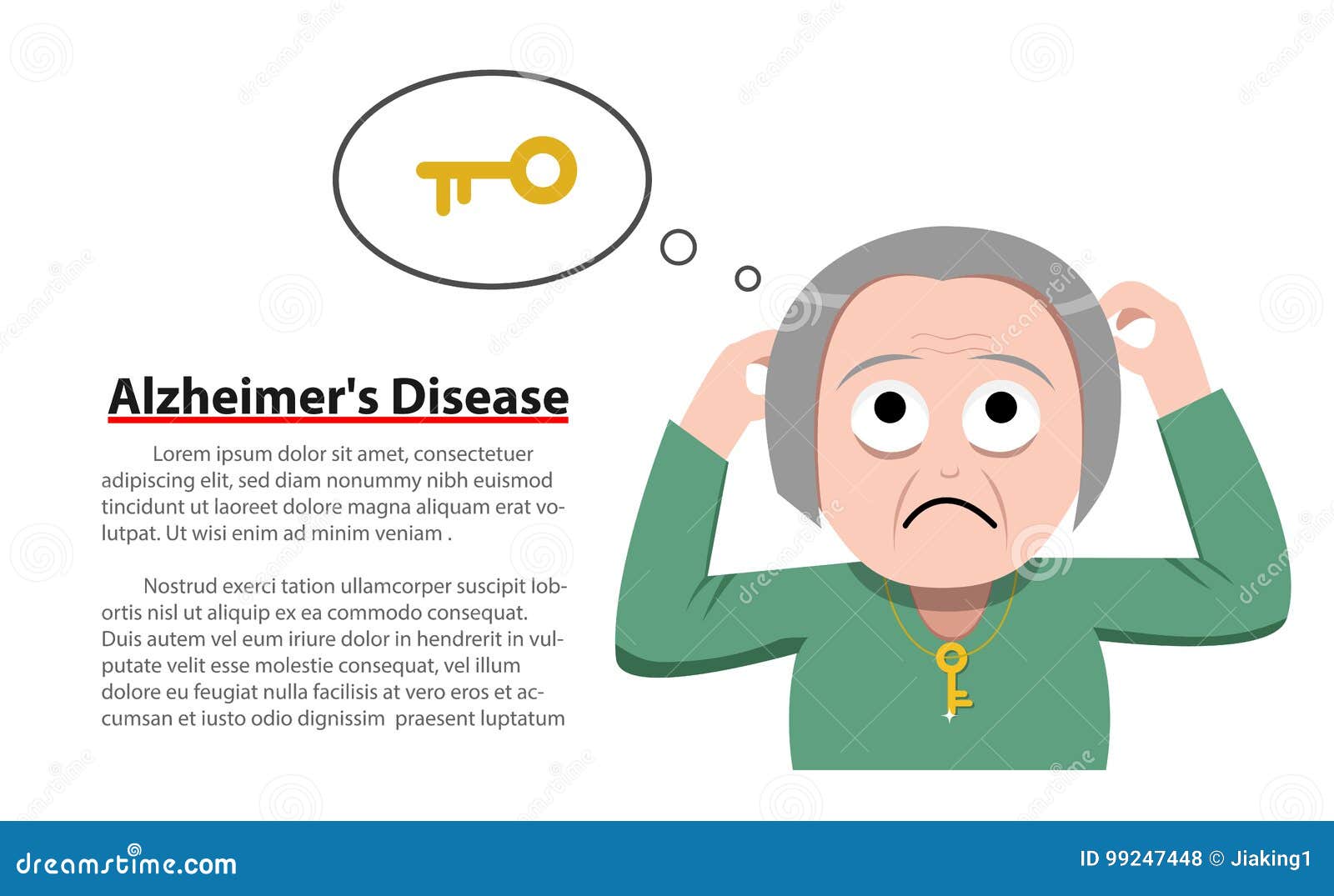 Alzheimer`s Disease in Old Woman, Vector Stock Vector - Illustration of ... Alzheimer`s Disease in Old Woman, Vector Stock Vector - Illustration of ...