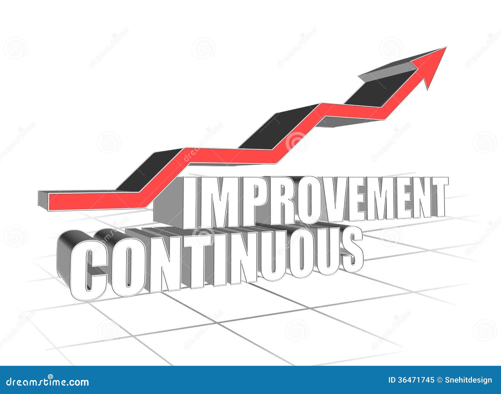 Amélioration continue illustration stock. Illustration du dessin - 36471745