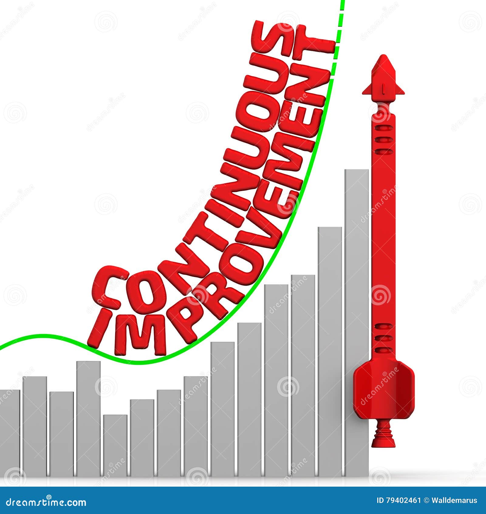 Amélioration Continue Concept D'affaires Illustration Stock ...