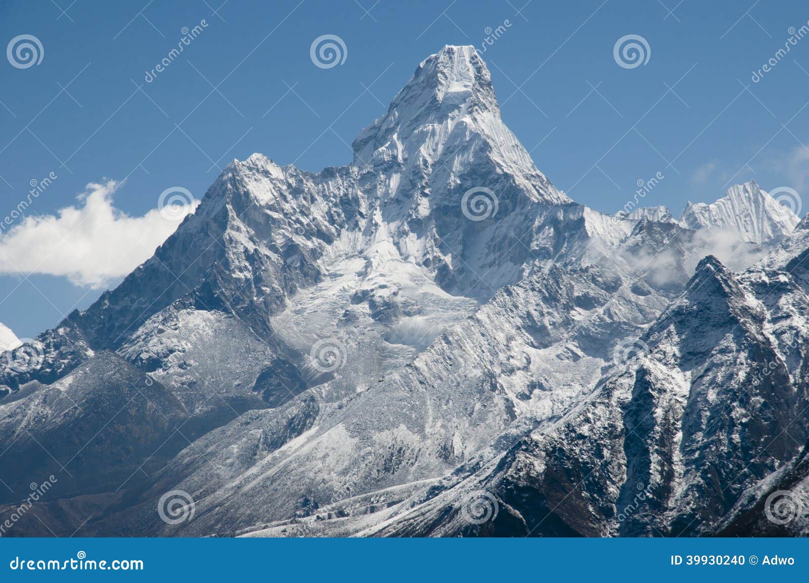 Ama Dablam - Nepal stock photo. Image of landscape, hiking - 39930240